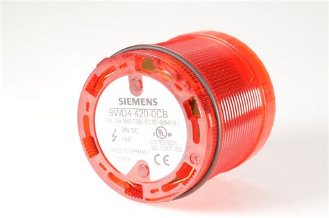 Preview: SIEMENS 8WD4420-0CB, Blitzlichtelement rot 24VDC