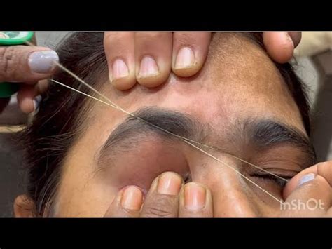 Eyebrow threading threading tutorial for beginners threading threading tutorial - YouTube