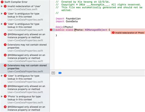 ios - Core Data - The correct way to subclass NSManagedObject in ...