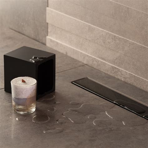 Душевой трап (лоток) Pestan Confluo Frameless Line 850 Black Glass с ...