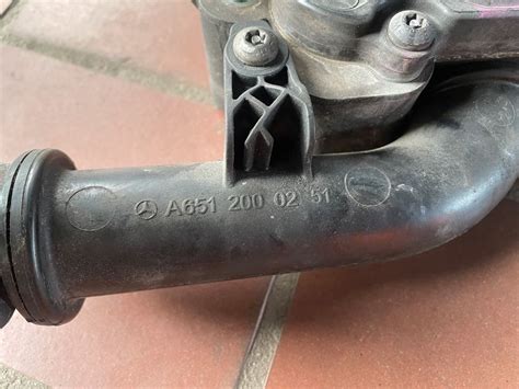 Mercedes W204 W212 OM651 Tehrmostat Wasserpumpe A6512006401 in ...