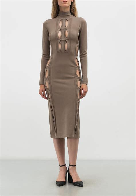 Платье Dion Lee Resale, цвет: серый, MP002XW1FHGV — купить в интернет ...