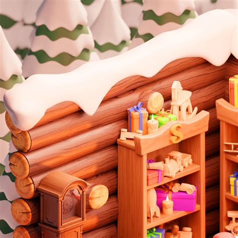 Santa Living Room! on Behance