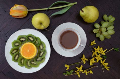 Download Coffee & Fruit Royalty Free Stock Photo and Image