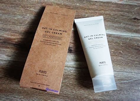 GREAT SKINandLIFE: REVIEW ON PURITO OAT IN CALMING GEL CREAM
