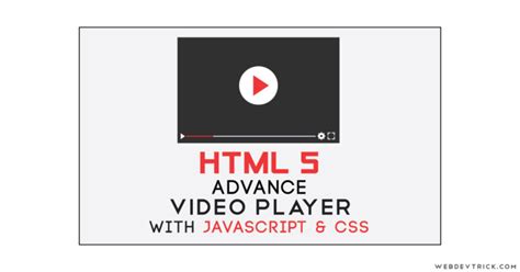 HTML Video Player With JavaScript and CSS | Advanced Playlist Feature
