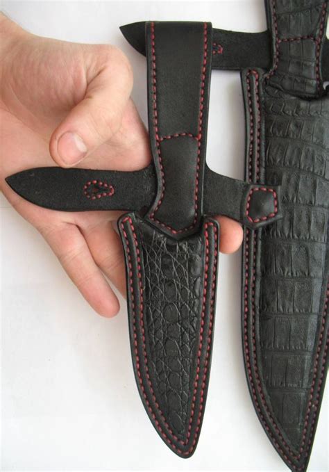 Ножны крокодиловые | Messerscheide, Leder, Messer