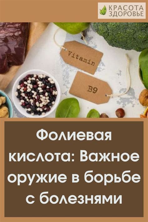 Пин на доске фолиевая кислота и другие витамины