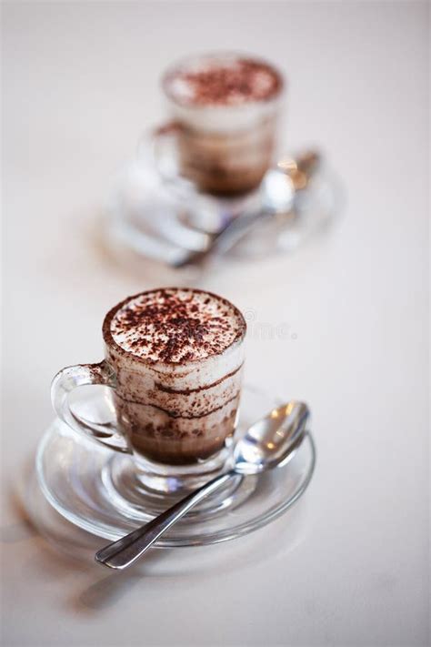Macciato Tradicional Italiano Foto de archivo - Imagen de café ...