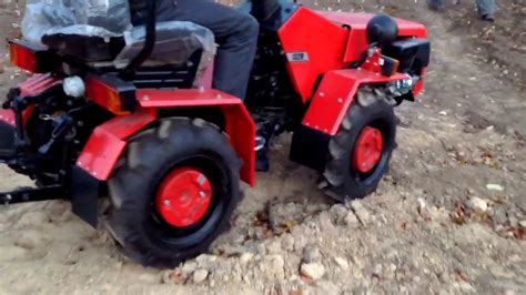 Минитрактор Беларус 132H (tractor Belarus). Stroysad.com.ua - YouTube