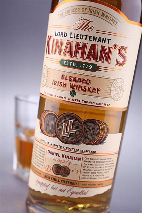 Kinahan’s | Irish whiskey, Whiskey packaging, Bottle design packaging