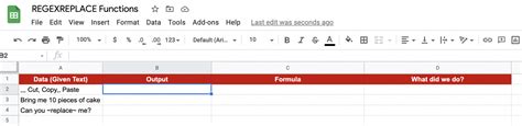 How to Use REGEXREPLACE Function in Google Sheets - Sheetaki