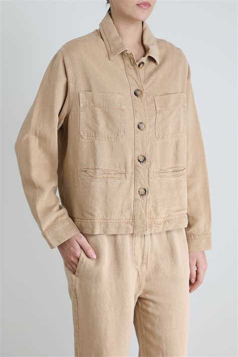 Куртка джинсовая Gerard Darel DZV29Z061 цвет песочный - купить в ...