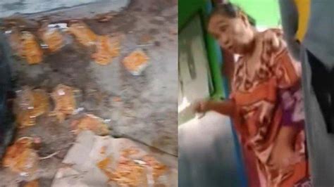Tak Hadiri Mediasi,Ibu Kantin Viral Buang Dagangan Siswi Malah Labrak Guru,Kepsek Buka Suara