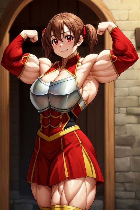 AI Generated - Silica (Muscular) by Turamarth14 on DeviantArt