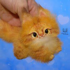 Авторская игрушка - Котенок Мейн-куна рыжий купить в Шопике ...