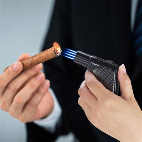 Silver Match Prague - 4 Jet Flame Lighter | High quality and stylish choice