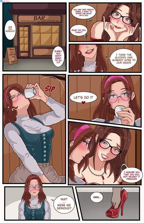 Rule 34 - 2girls 69 bondage comic dominant dominant female domination drink drinking emma ...