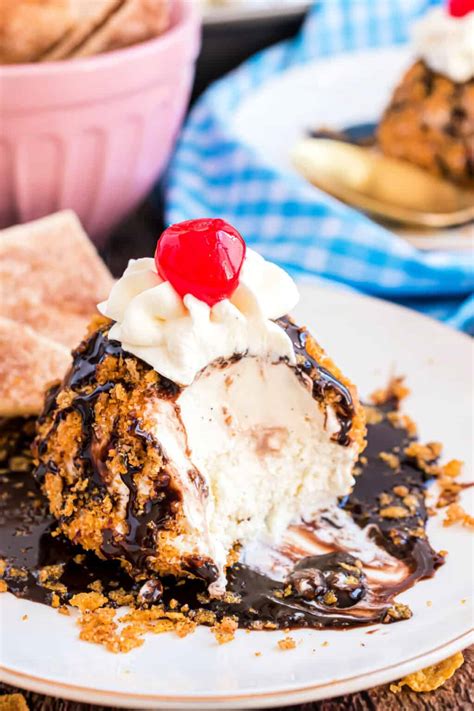 Fried Ice Cream Recipe - Shugary Sweets