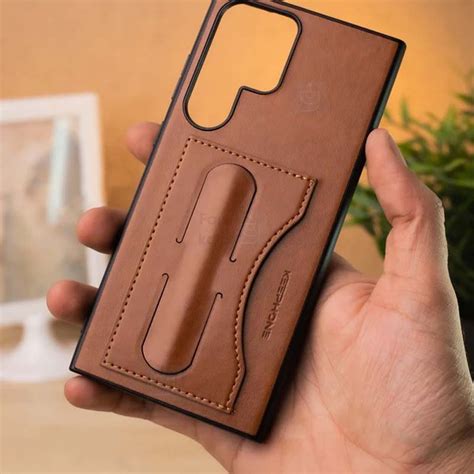 خرید قاب چرمی S23 Ultra مدل Keephone Earl Leather | فارس کالا