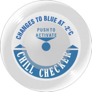 Термоиндикатор для контроля холодовой цепи Chill Checker