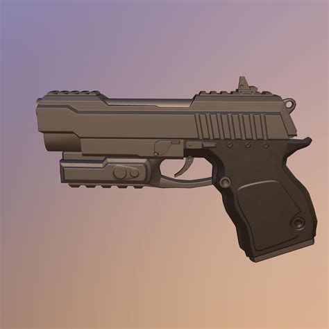 ArtStation - Пистолет для игры