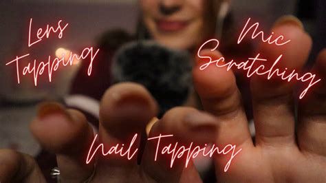 ASMR | FAST MIC SCRATCHING, NAIL TAPPING and LENS TAPPING - YouTube