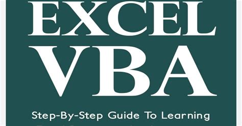 [Free ebook]EXCEL VBA Step-by-Step Guide To Learning Excel Programming Language For Beginners ...