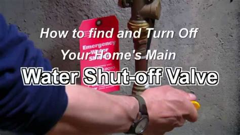 Finding & Turning Off your Home's Water Shut-Off Valve | Roto-Rooter ...