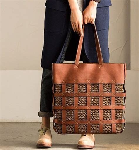 #КАТАЛОГ_СУМКИ_LEN 🎒 Стильная сумка из кожи и хлопковой основы. Кожаная ...