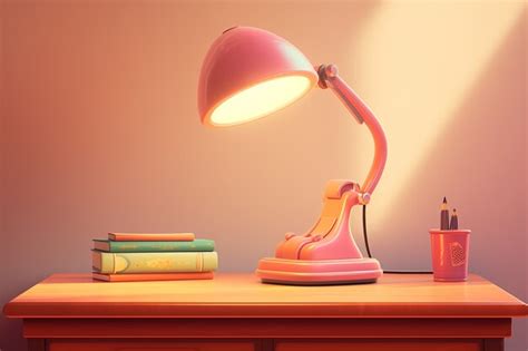 Free AI Image | Lamp design with digital art style