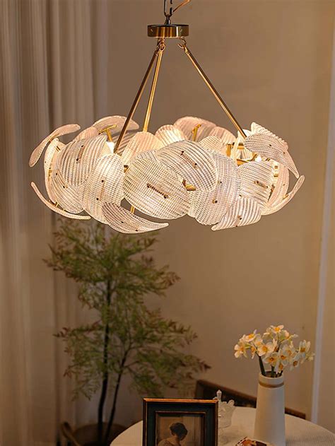 Lustre Áster | Lustre en verre, Abat jour en verre, Lustre