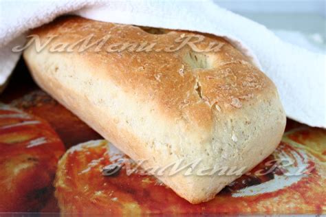 Хлеб с овсяными хлопьями