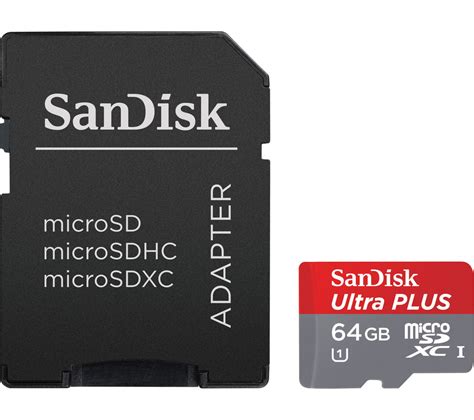 SANDISK Ultra Performance Class 10 microSD Memory Card - 64 GB Deals ...