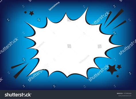 Clear Empty Boom Comic Text Speech Stock Vector (Royalty Free ...