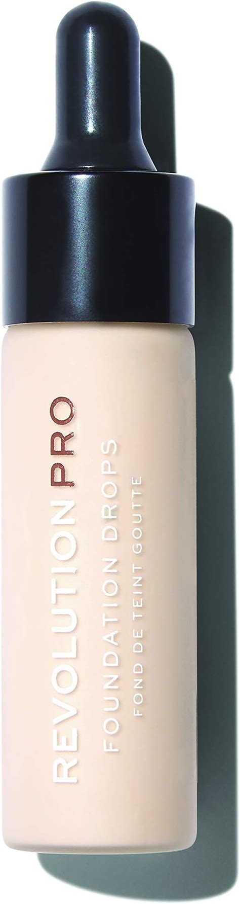 Revolution Beauty London Pro, Foundation Drops, Foundation, F1, 18ml ...