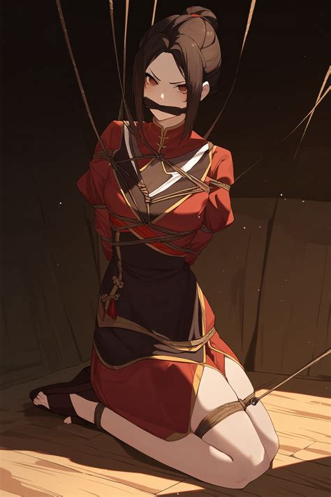 Azula bound and gagged by DemonLeonhart on DeviantArt