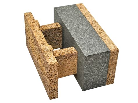 Wood-concrete acoustic block EGH 38/14 Blocks Collection By Legnobloc