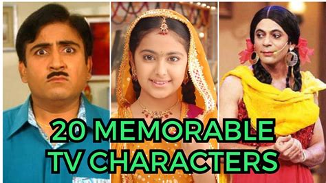 20 Most Memorable Characters from Indian TV Serials - YouTube