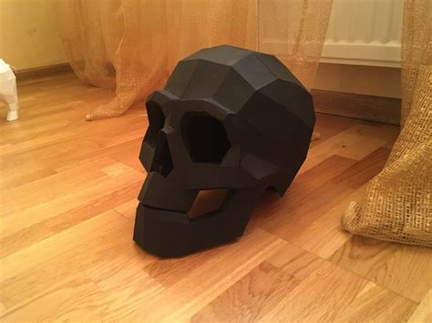 Череп | 3d-искусство на бумаге, Череп, Бумажные скульптуры