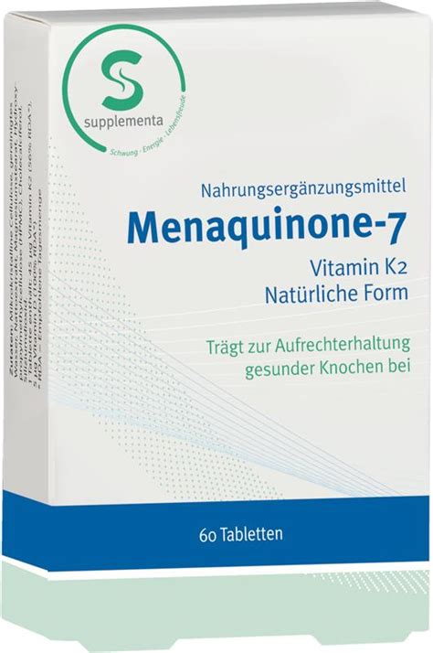 Menaquinone-7, Supplementa