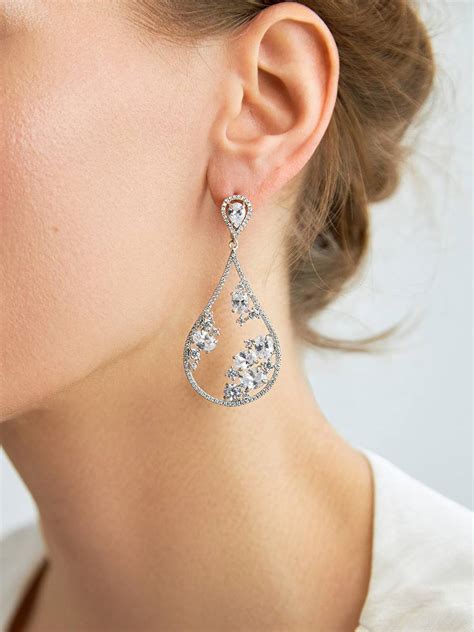 Серьги :: Серьги из серебра :: Эффектные серьги-капли из серебра с ...