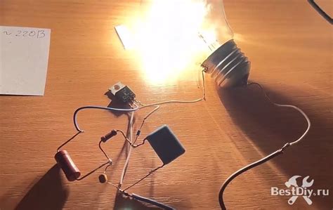 Простейшая схема сумеречного выключателя