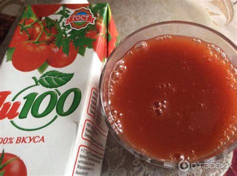 Отзыв о Сок Ju100 | Томатный "Ju 100" особенно люблю в виде соуса