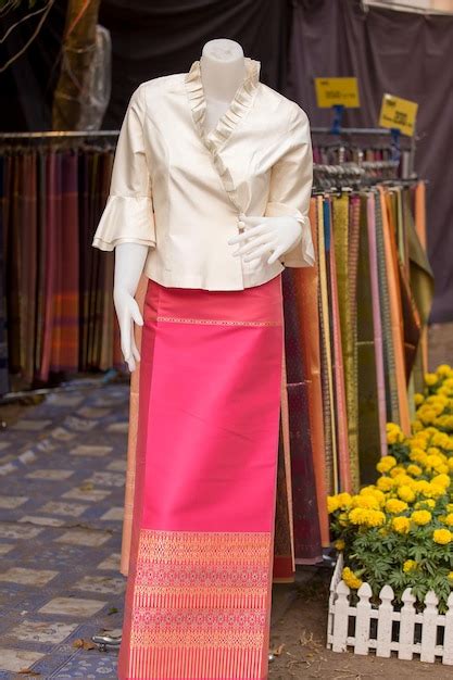 Premium Photo | Thailand clothing sold in the market