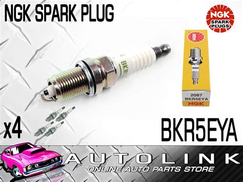 NGK SPARK PLUGS BKR5EYA - CHECK APPLICATION BELOW SET OF 4 | eBay