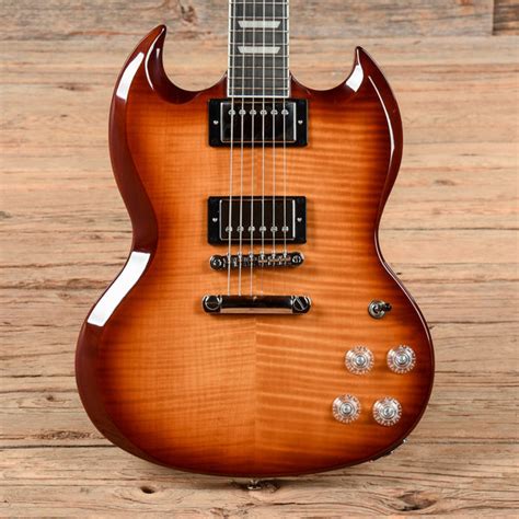 Epiphone SG Modern Figured Sunburst 2021 – Chicago Music Exchange