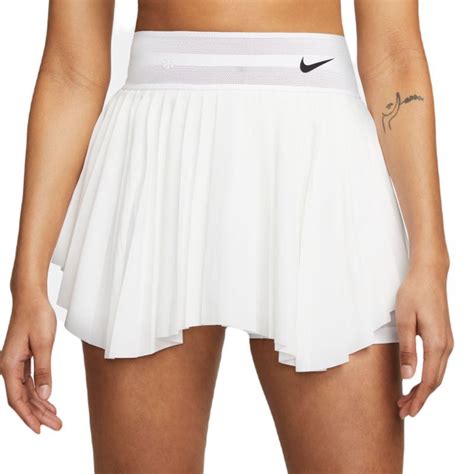Теннисная юбка Nike Court Dri-Fit Slam Tennis Skirt - white/black ...