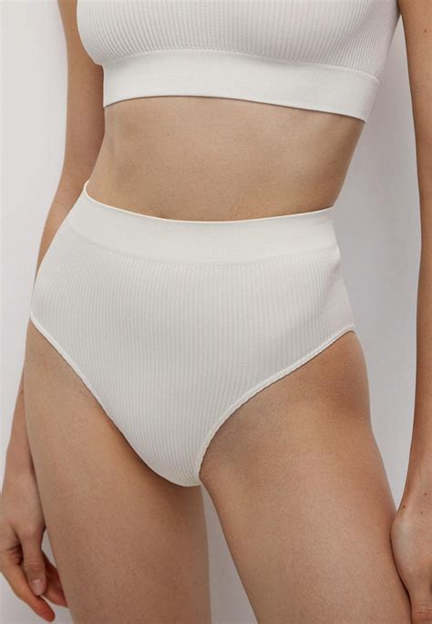 Топ бельевой и трусы belle you Ribbed Base, цвет: белый, MP002XW12846 ...