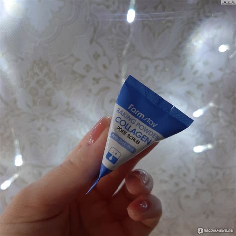 Скраб для лица Farmstay Baking powder collagen - «Скраб в пирамидках с ...
